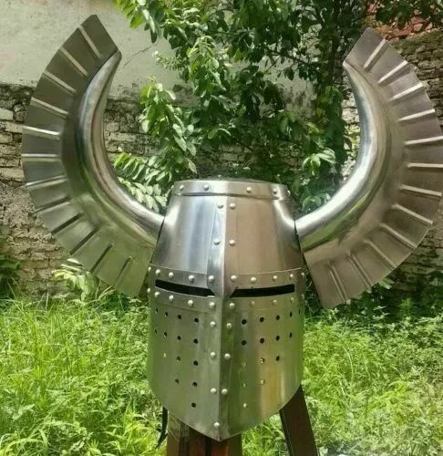 Medieval templar Helmet Knight Great Helmet with Teutonic Crest Wing ...
