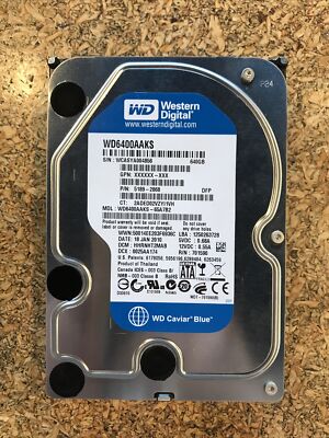 Western Digital WD6400AAKS WD Blue 640GB SATA II 3.5" Desktop Hard ...