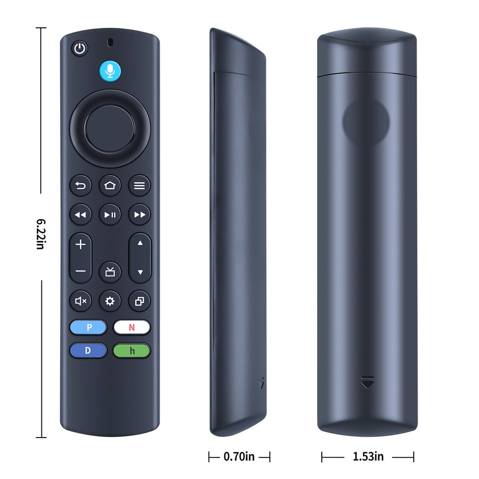 Voice Remote for Hisense U6 Series ULED Fire TV 75U6HF 65U6HF 58U6HF ...