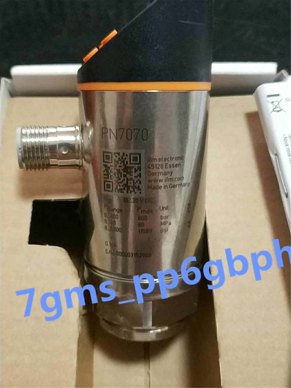 1 PCS NEW IN BOX IFM PN7070 pressure sensor | eBay