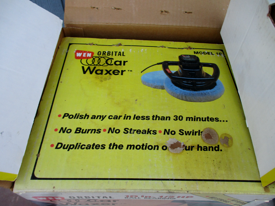 Wen 10" Orbital Car Waxer The Detailer 3000 OPM Model 10 Original Box ...