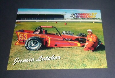Jamie Letcher #53 Supermodified Handout Hero Card | eBay