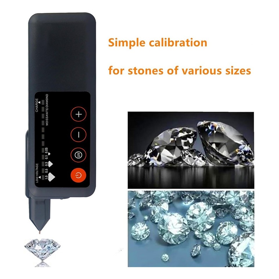 Professional Diamond Tester, Rechargeable, Electronic Diamond Gem ...