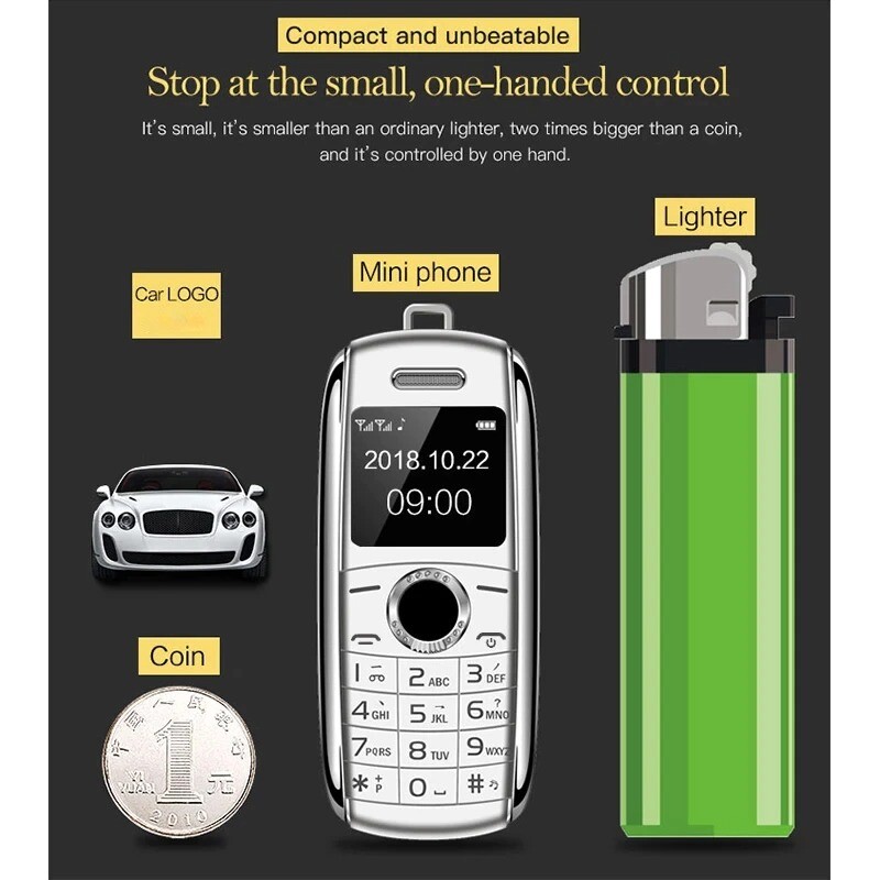 0.66 in Mini Small Mobile Phone X8 2G GSM Telefone Dual SIM MP3 Pocket ...