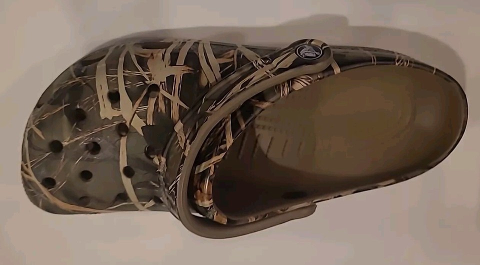 CROCS Men's 9 Womens 11 Realtree Camo SINGLE Right Shoe Only Clog ...
