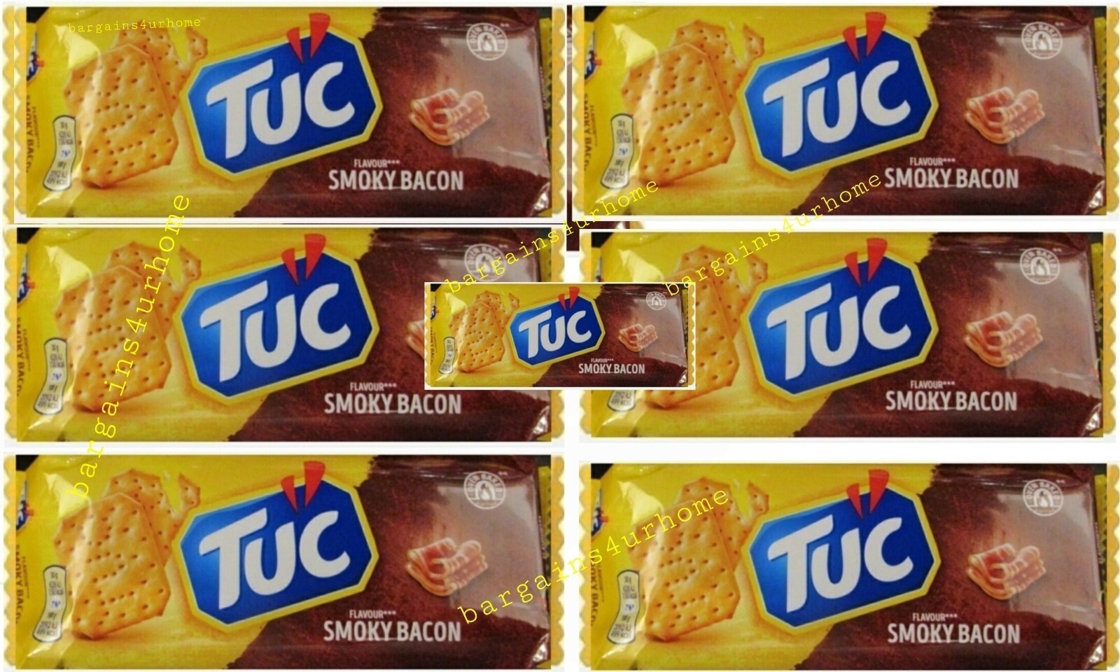 Tuc Bacon Flavour Crackers 7 X 100g Snack for sale online | eBay