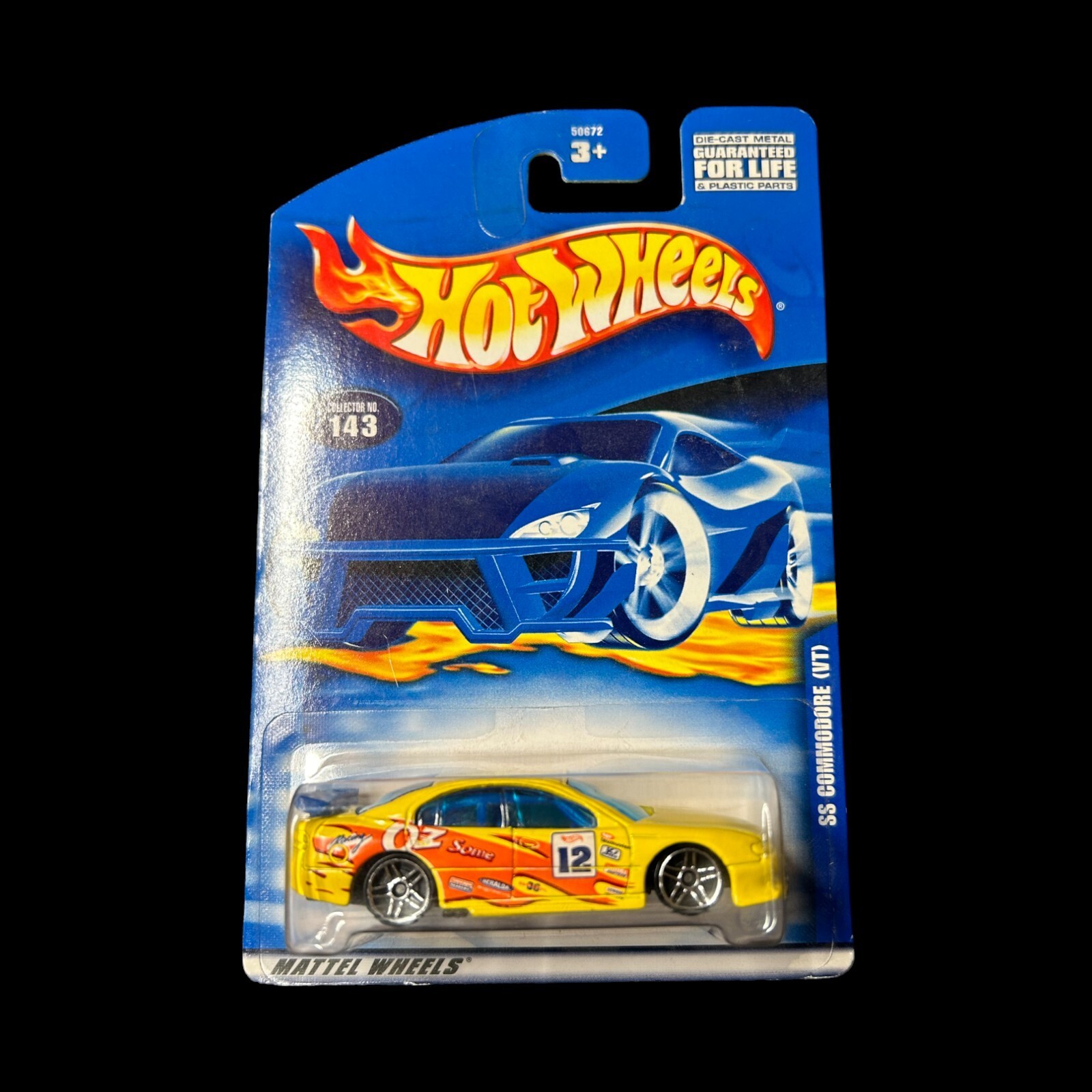Hot Wheels SS Commodore (VT), 2001 Collector #143, Yellow w/PR5 Wheels ...