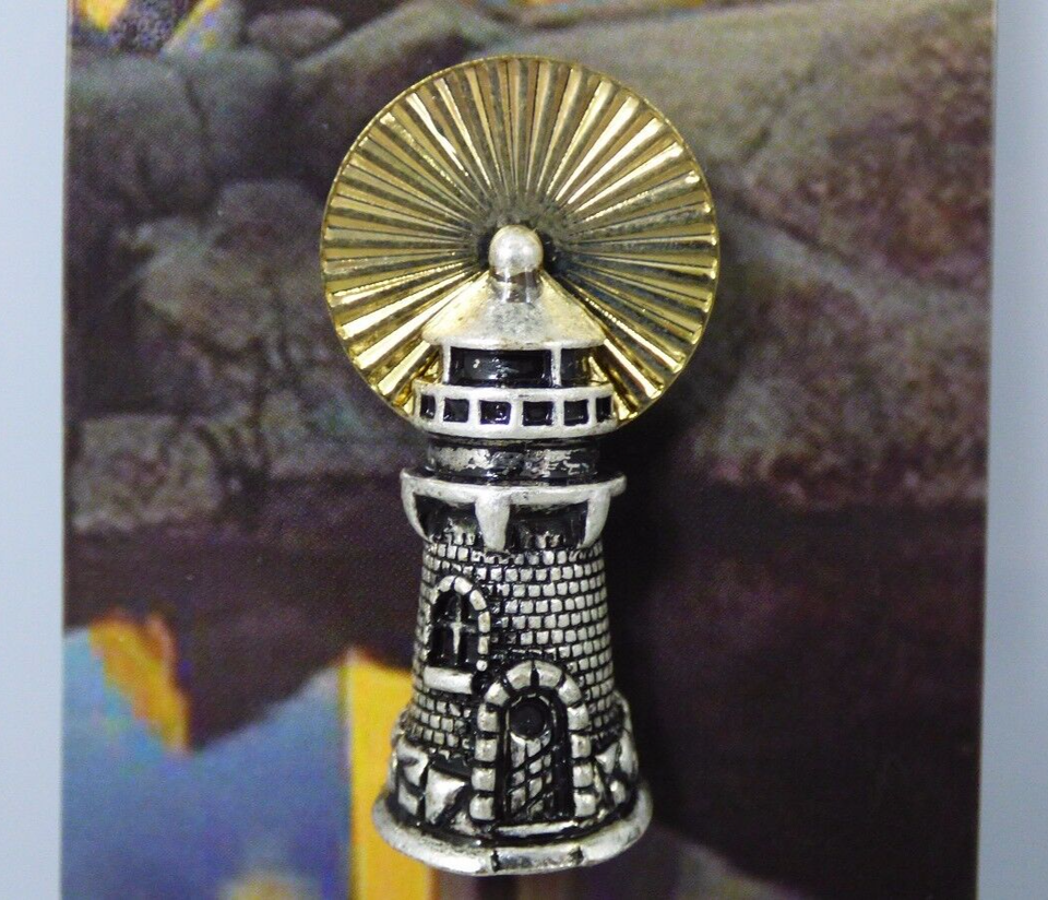 Lighthouse Brooch Pin and Bookmark John Verse 8:12 I Am The Light Of ...