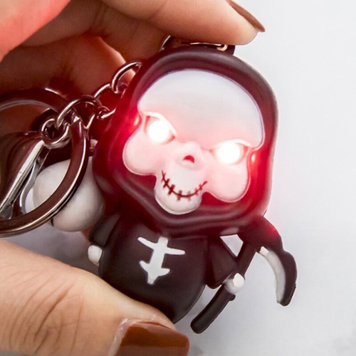 Reaper Style LED Luminous Sounding Keychain Key Pendant Ghost Pendant ...