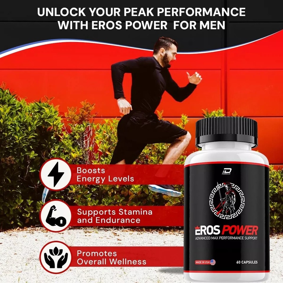 (2 Pack) Eros Power for Men Capsules – ErosPower Pills Overall Health ...