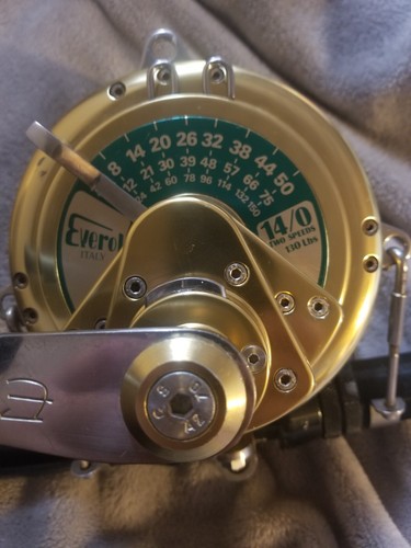 Everol 14/0 2 Speed Reel Deep Sea HUGE Rare ! ! | eBay