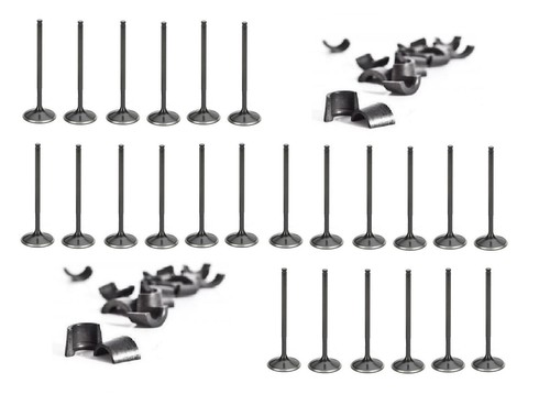 Supertech Groove 33/30.5 mm Intake & Exhaust Valves & Locks For BMW M42 ...