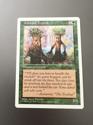 Ironroot Treefolk 5th Edition - MTG | eBay UK