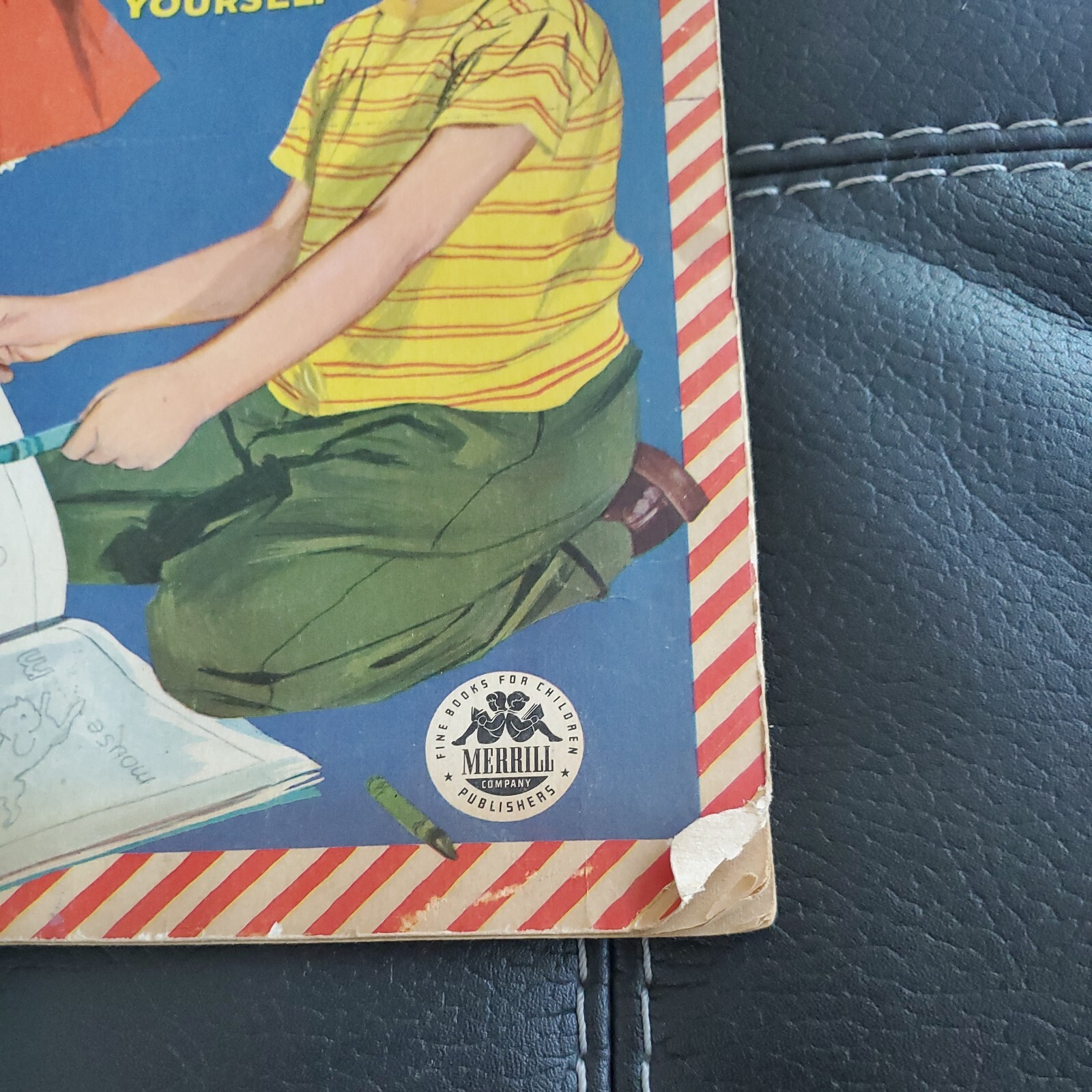 1959 ABC Color As You Learn Coloring Book Merrill Company 1585 Ages 4 ...