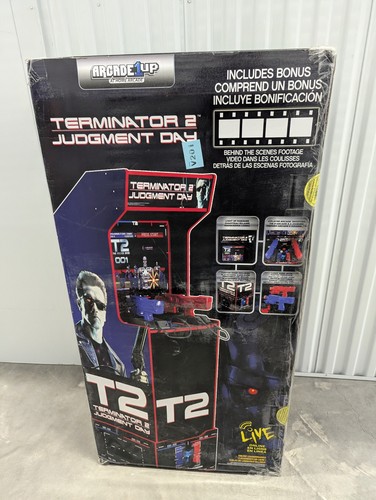 Arcade1Up Terminator 2 Judgement Day T2 W/ Light Up Marque New | eBay