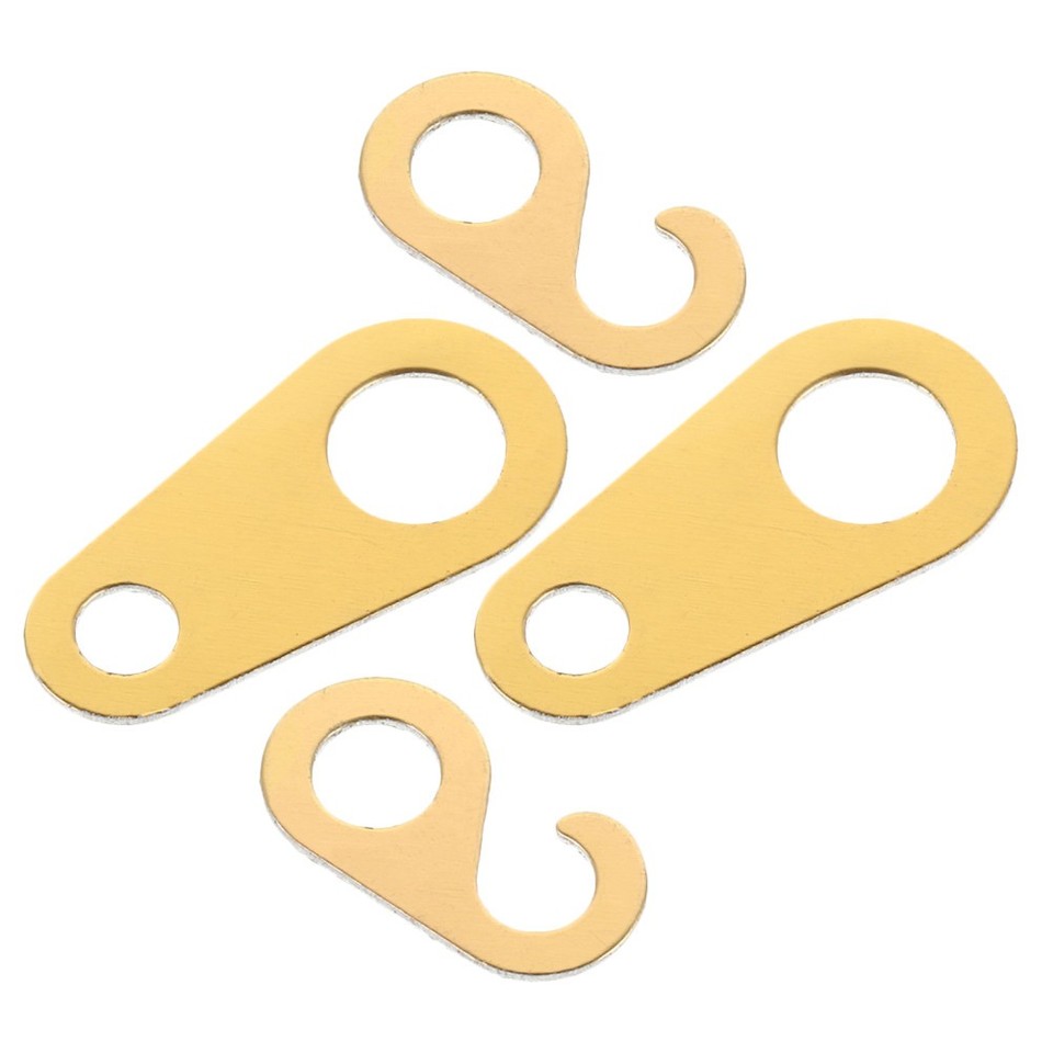 Set of 4 Mechanical Clock Chain Hook Decorative Cuckoo Tabs Home Large ...
