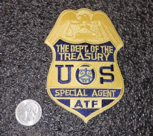 Vintage Law Enforcement Patch Dep't Treasury US Special Agent ATF | eBay