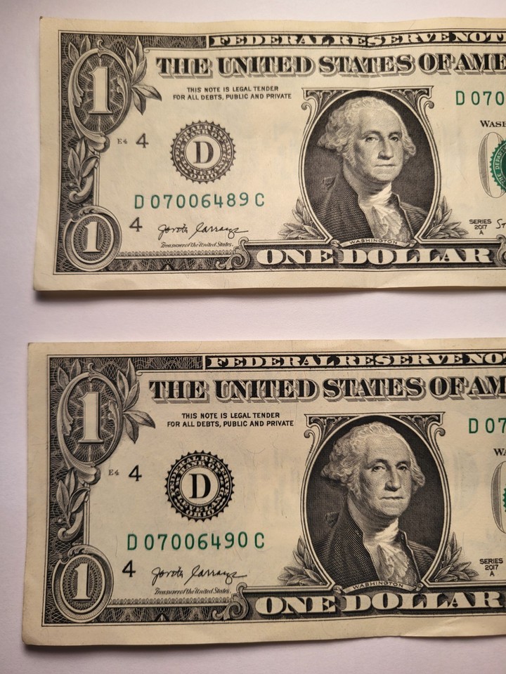 (Lot Of 2) $1 ZIP CODE Notes Southport & Southington Conn. 06489/06490 ...