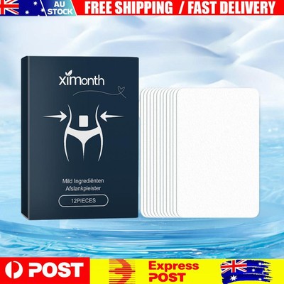 12 PCS Fat Burn Slim Patch Belly Patch Natural Belly Sticker for Women ...