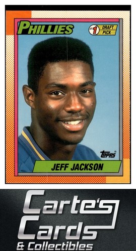 Jeff Jackson 1990 Topps Tiffany #74 Philadelphia Phillies Rookie | eBay