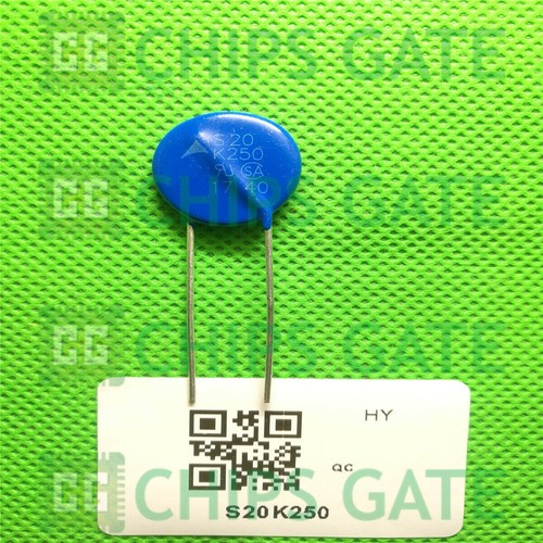 5PCS S20K250 Oxide Varistor 250vac 350vdc MOV #W8* | eBay