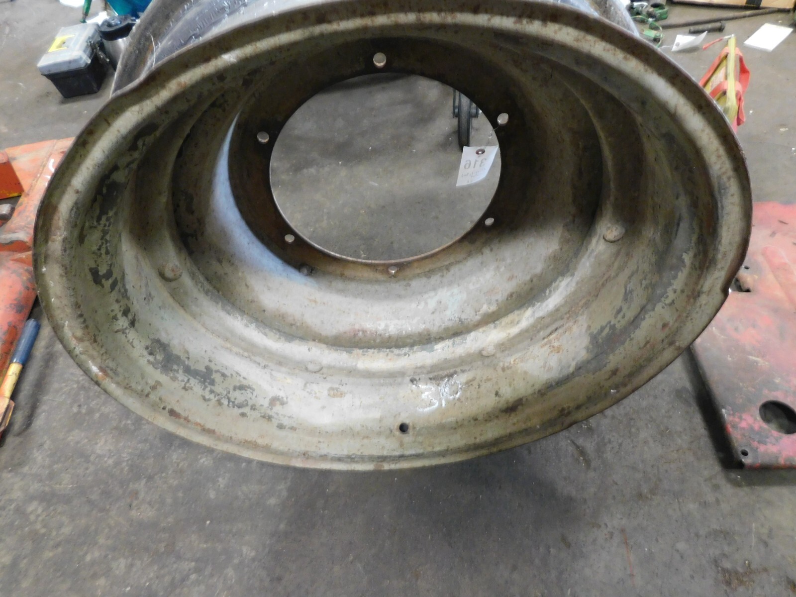 Ford 8N Tractor, Rim with Steal Center, Tag #316 | eBay