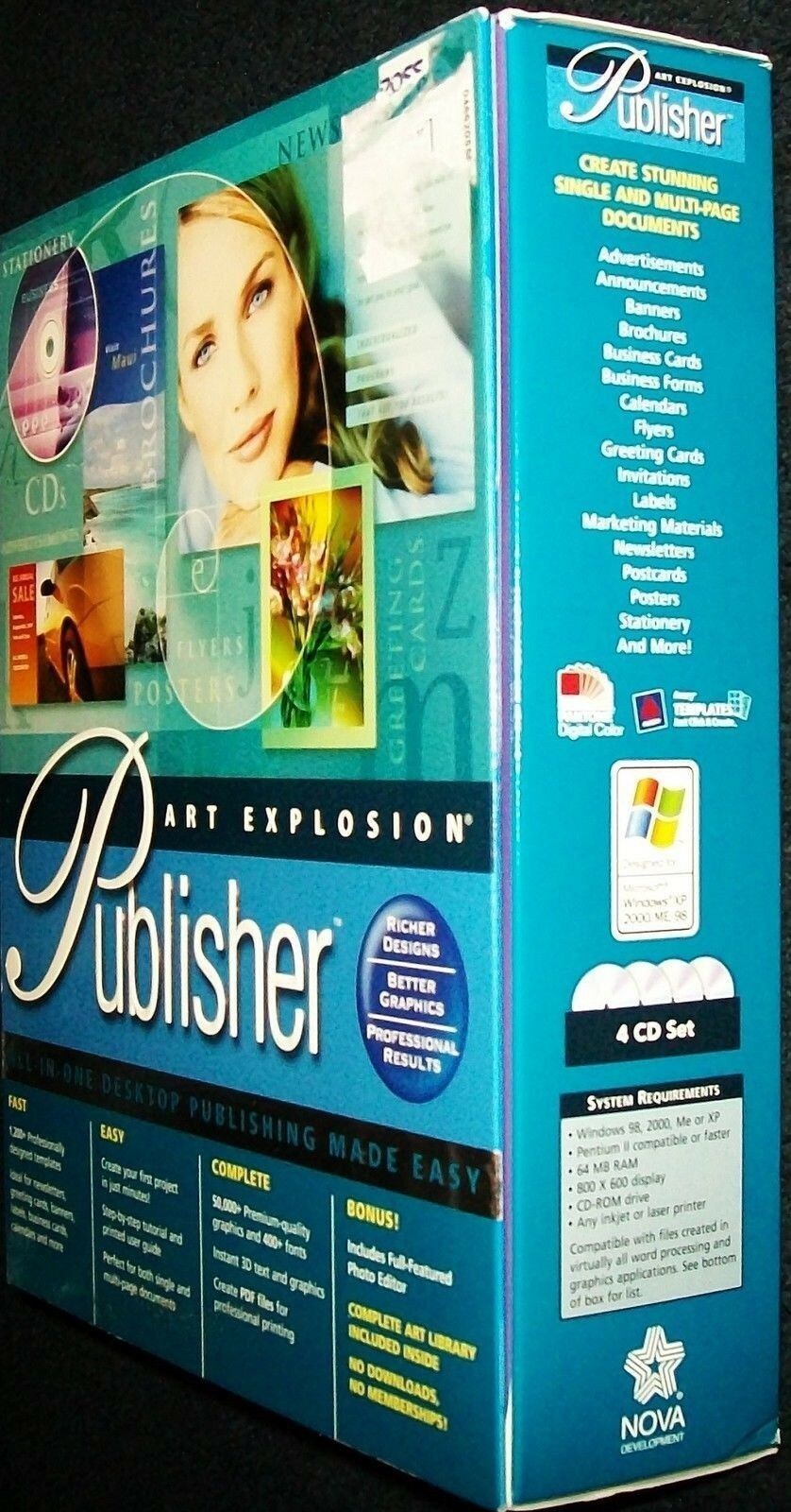 BRAND NEW ART EXPLOSION PUBLISHER FOR WINDOWS - SEALED UNOPEN | eBay