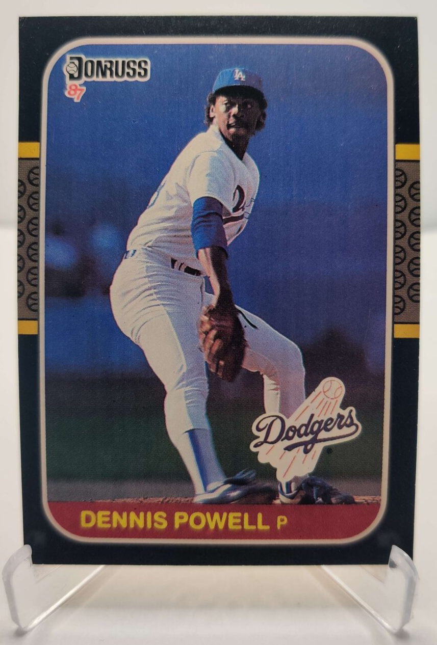 1987 Donruss #499 Dennis Powell Los Angeles Dodgers Baseball Card | eBay