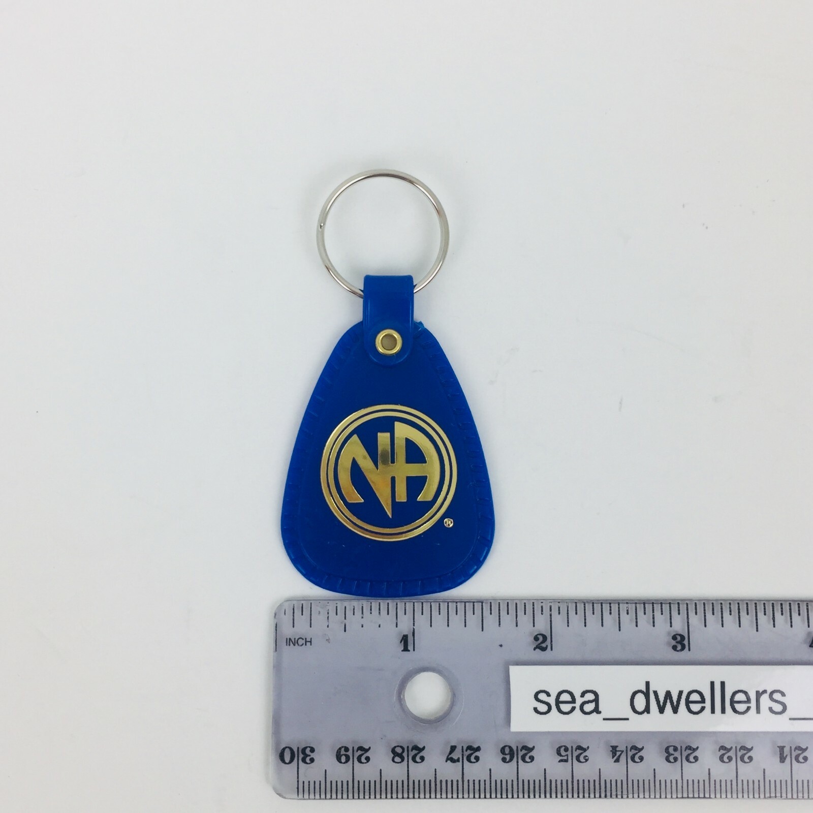 NARCOTICS ANONYMOUS NA KEY TAG Blue 6 Months Recovery 12 Piece English ...