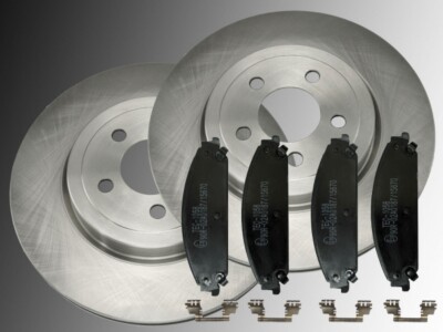 2 Brake Discs Ceramic Brake Pads Front Chrysler 300c 2005 - 2020 345mm ...