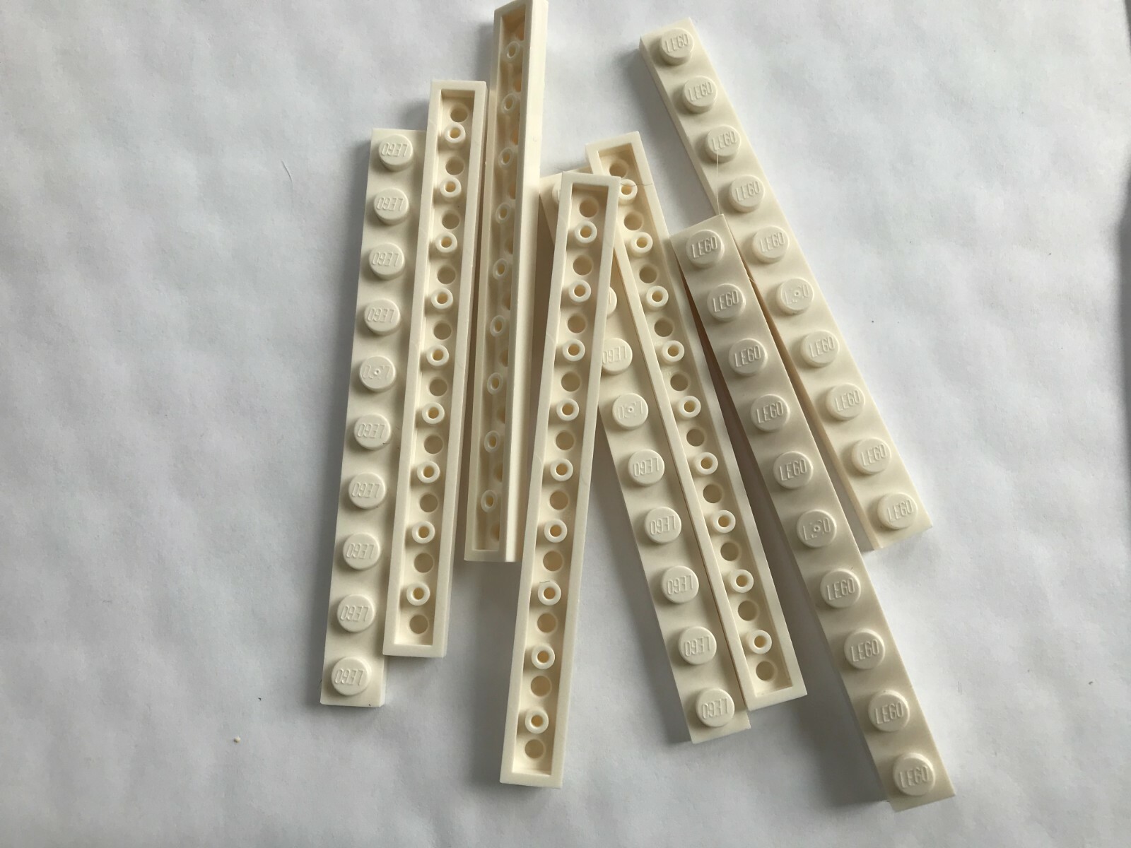 LEGO -NEW--#4477-WHITE- 1 X 10 PLATES-10 PIECES | eBay