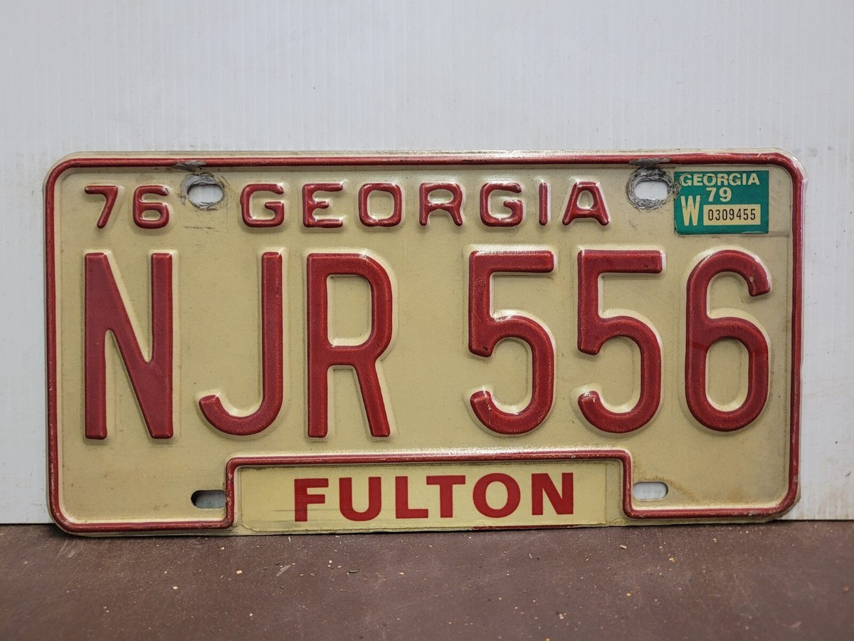 Old Georgia License Plate Georgia License Plates For Sale The Tag