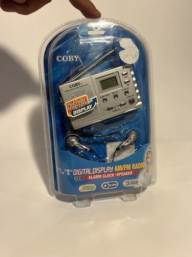 COBY DIGITAL DISPLAY AM/FM RADIO CX-53 ALARM CLOCK & SPEAKER | eBay