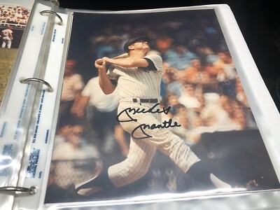 Mickey Mantle Autographed 8 x 10 Original Photo | eBay