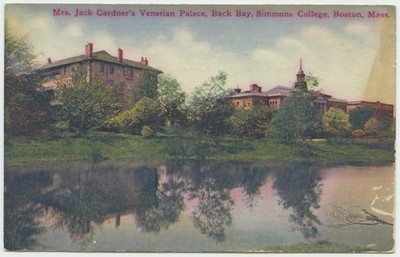Boston Ma Back Bay Simmons College Mrs Jack Gardners Venetian Palace ...