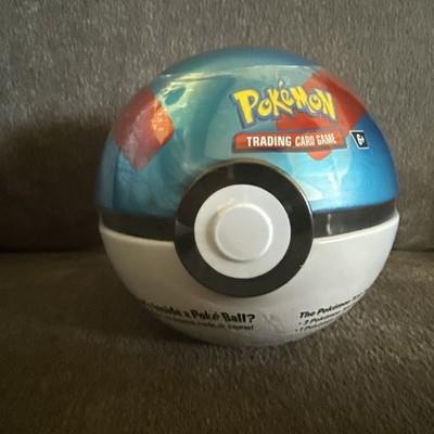 PokeBall Tin Pack Great Ball Sealed Pokemon TCG A24 Blue Red White | eBay