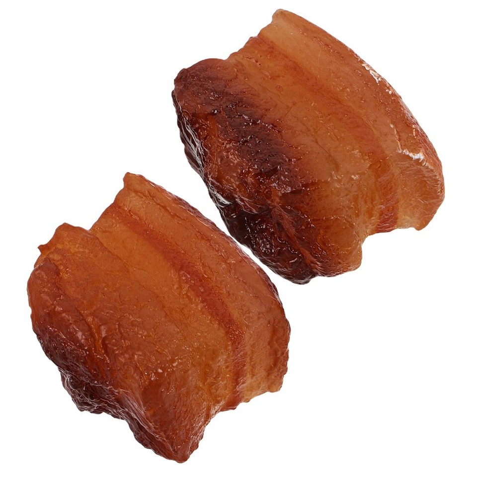 2PCS Simulated Red-cooked Pork Model Imitated Braised Pork ...