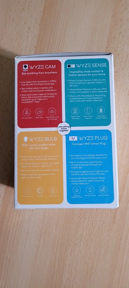 Wyze Smart Home Starter Pack with Night vision Motion 859696007288| eBay
