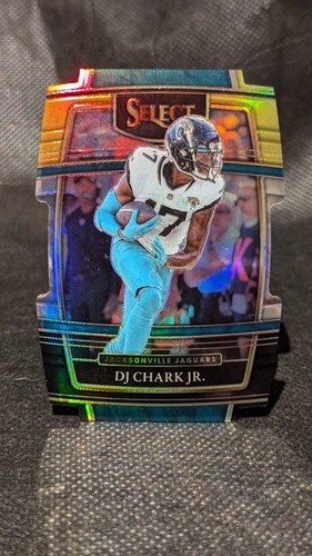 2021 Panini Select Black and Yellow Concourse Cut DJ Chark Jr #17 ...