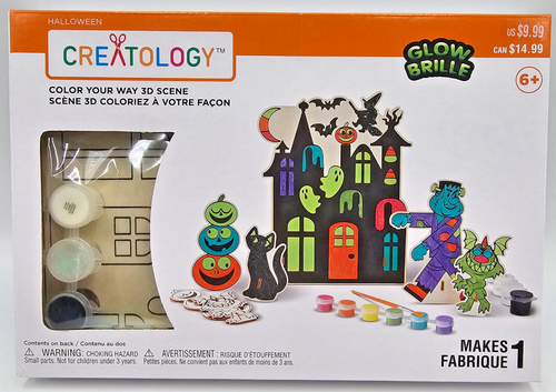 Creatology Color Your Way Glow 3D Figure Craft Kit Halloween Haunted ...