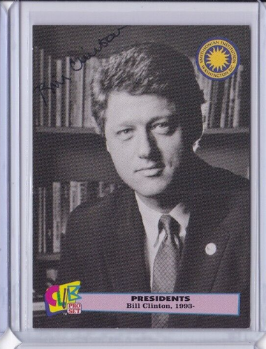 1992 Club Pro Set Presidents #41 BILL CLINTON (IDB1) | eBay