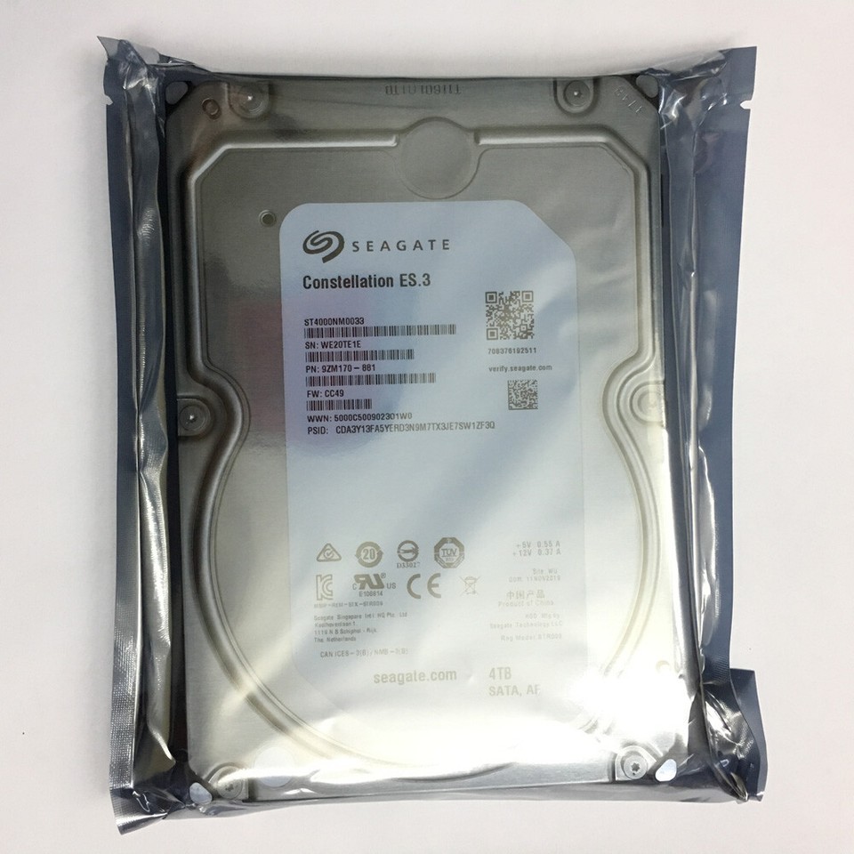 Seagate ST4000NM0033 4T 6G / s Enterprise Server Hard Drive 3.5 7200 ...
