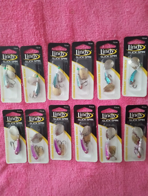 lindy slick spin lures lot of 12 | eBay