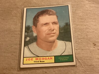 1961 TOPPS BASEBALL High Number #511 JOE MORGAN - Near Mint - Great ...