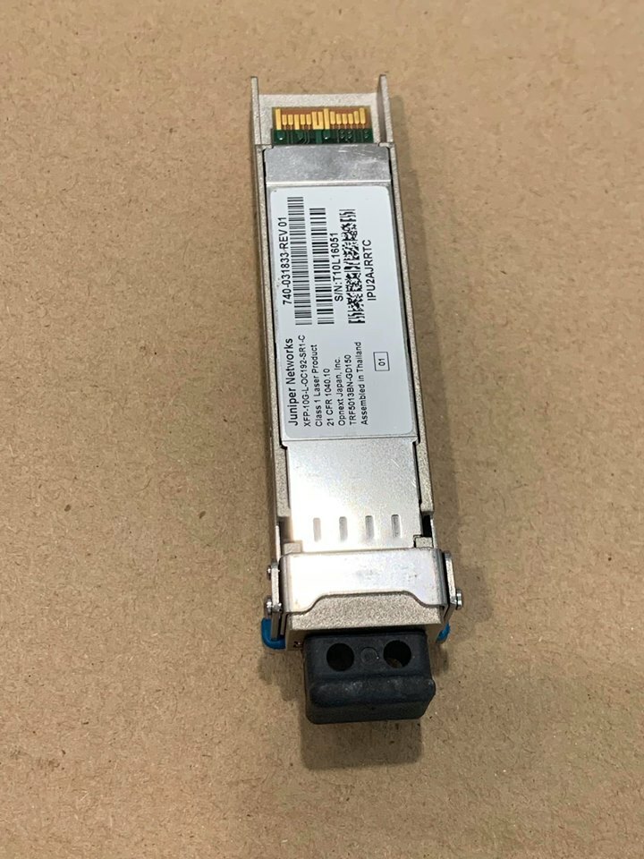 Juniper XFP-10G-L-OC192-SR1-C Finisar 10km 1310nm SMF Transceiver 740 ...