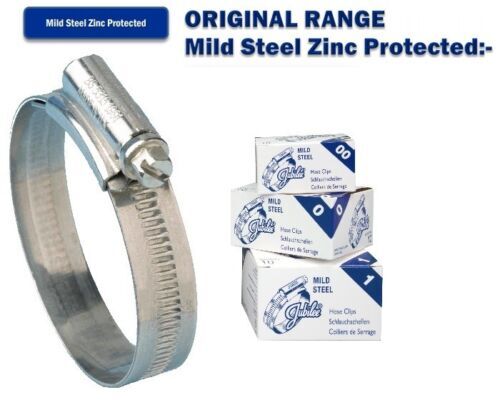 Jubilee Clips Genuine Jubilee Hose Clips Worm Drive Hose Clamps Mild ...