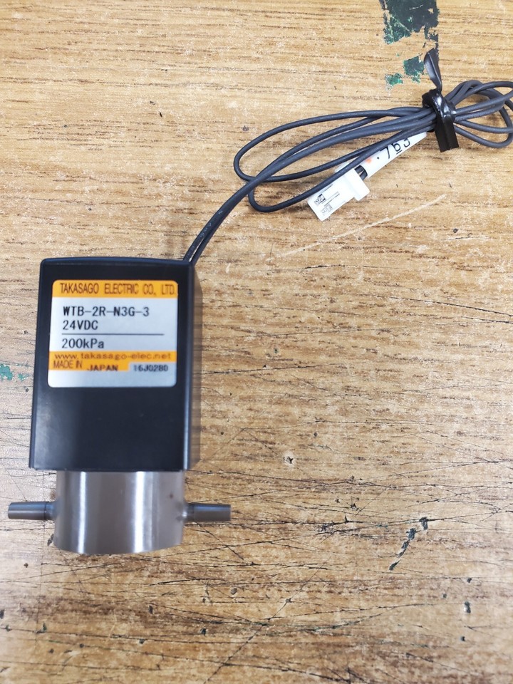 NEW TAKASAGO DC 2-way Solenoid Valve WTB-2R-NG3 24VDC 200KPa. #J15 | eBay