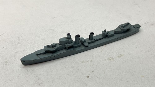 H Class British Destroyer WW2 Recognition Model 1/1200 Waterline Ship ...