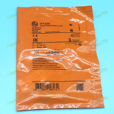 1PC New IFT200 For IFM Inductve Sensor Metal Thread Socket Spot Stock ...