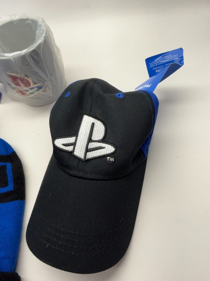 Playstation Collector's Box - Cap, Pins, Coaster, Mug, Decals, Hat ...